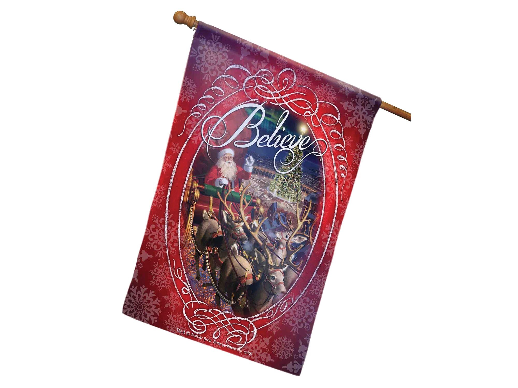The Polar Express™ 'Santa in Sleigh' House Flag