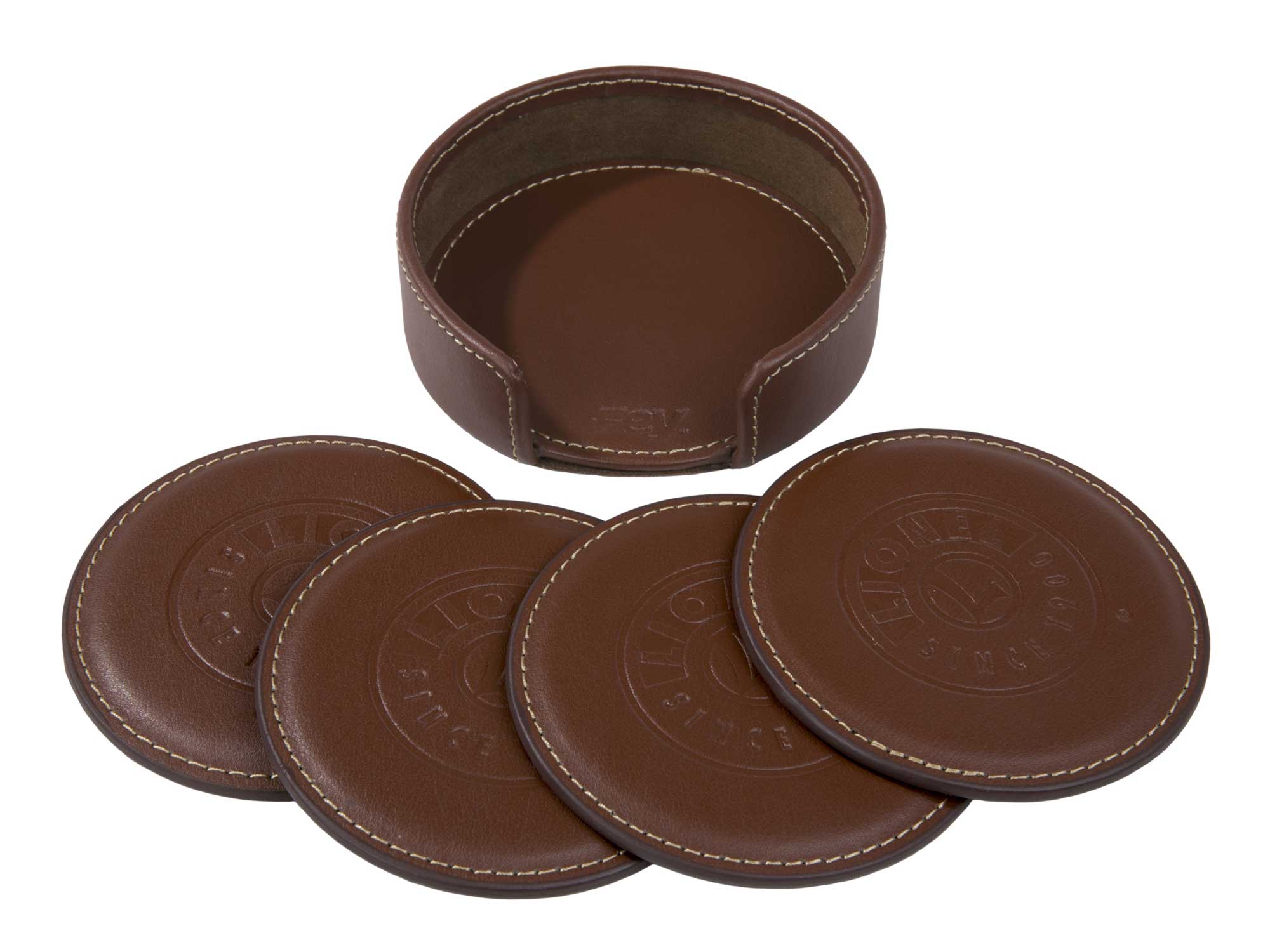 Leather Coaster Set