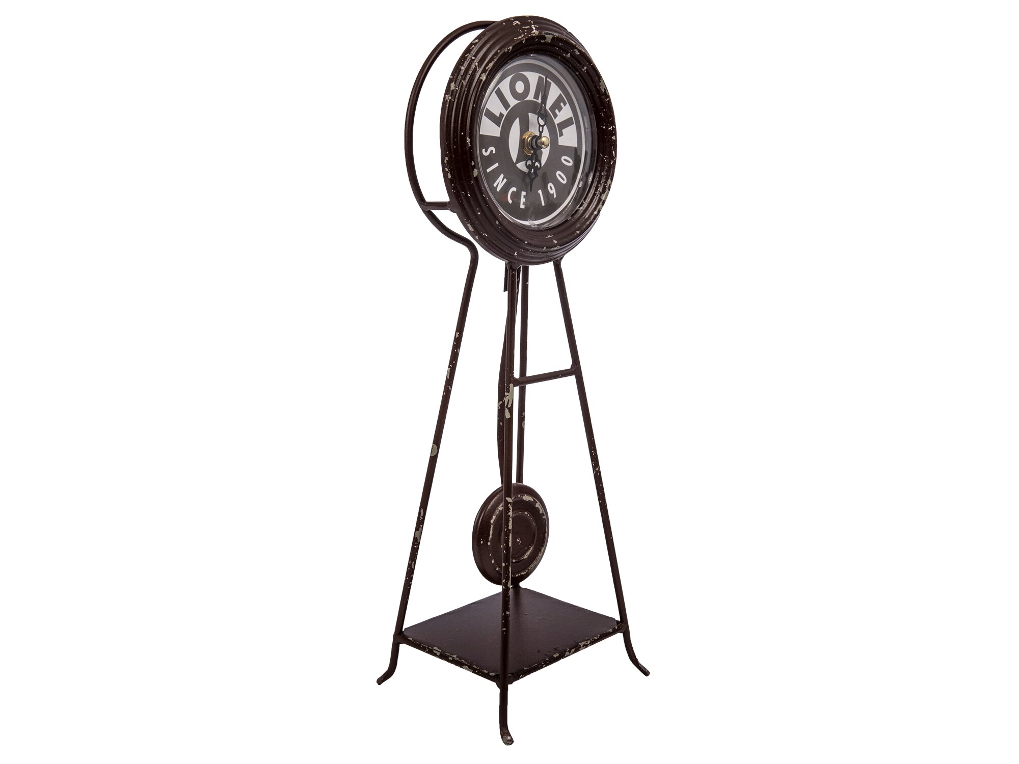 Iron Pendulum Table Clock