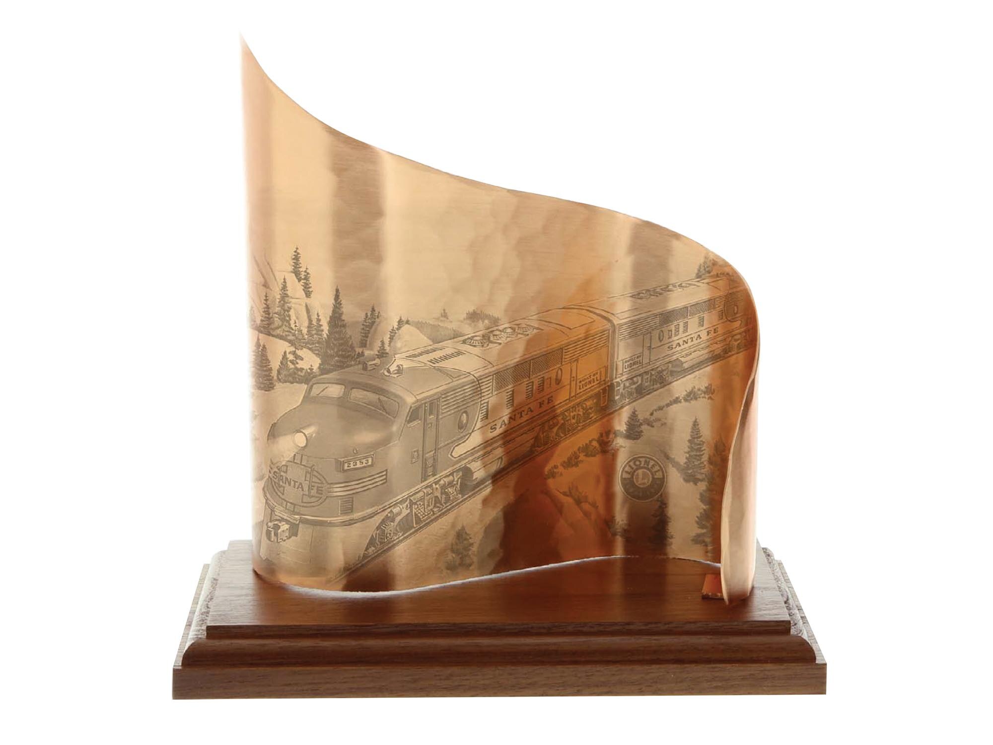 Bronze Desk Scroll