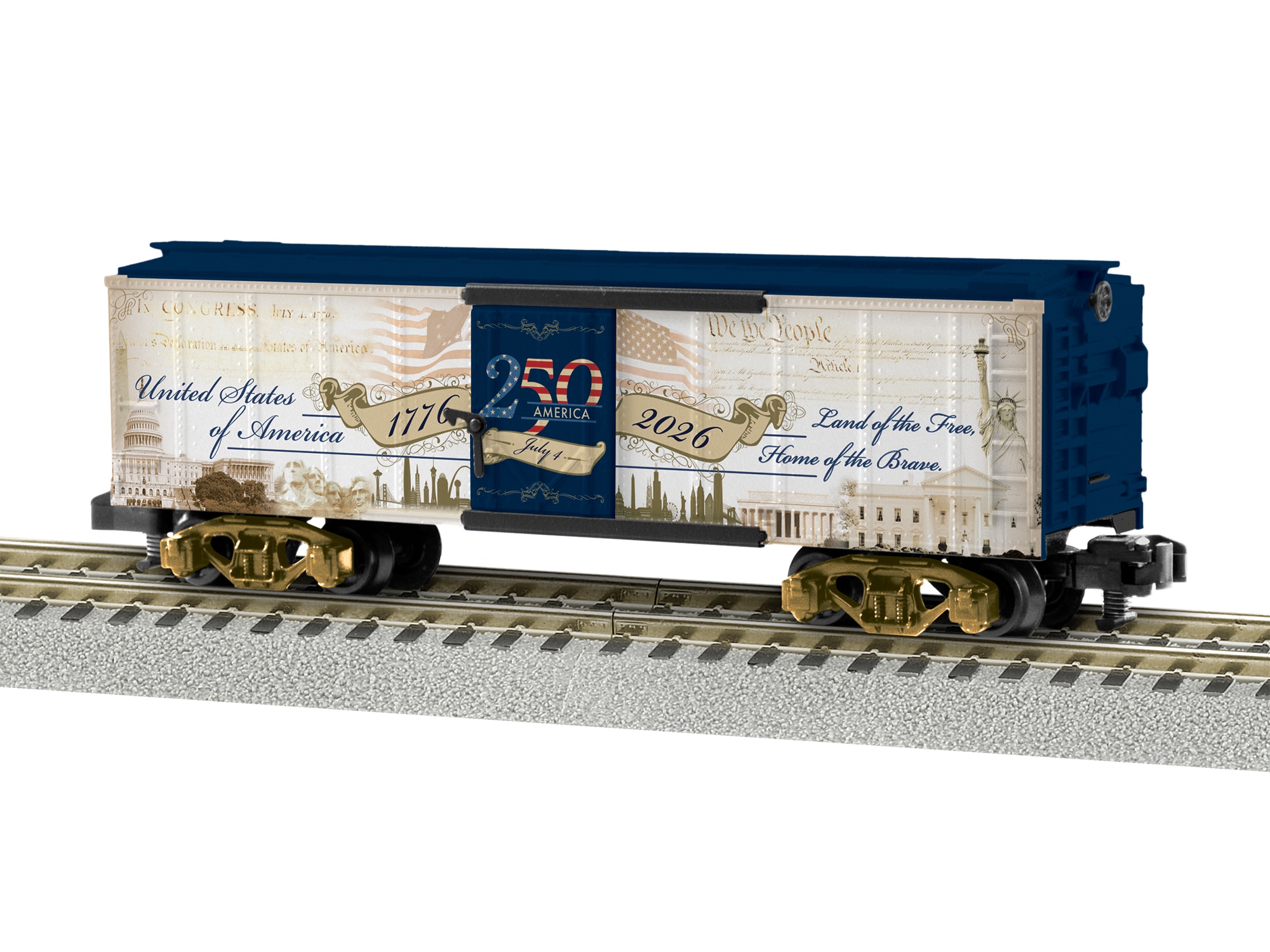America 250th S Gauge Boxcar