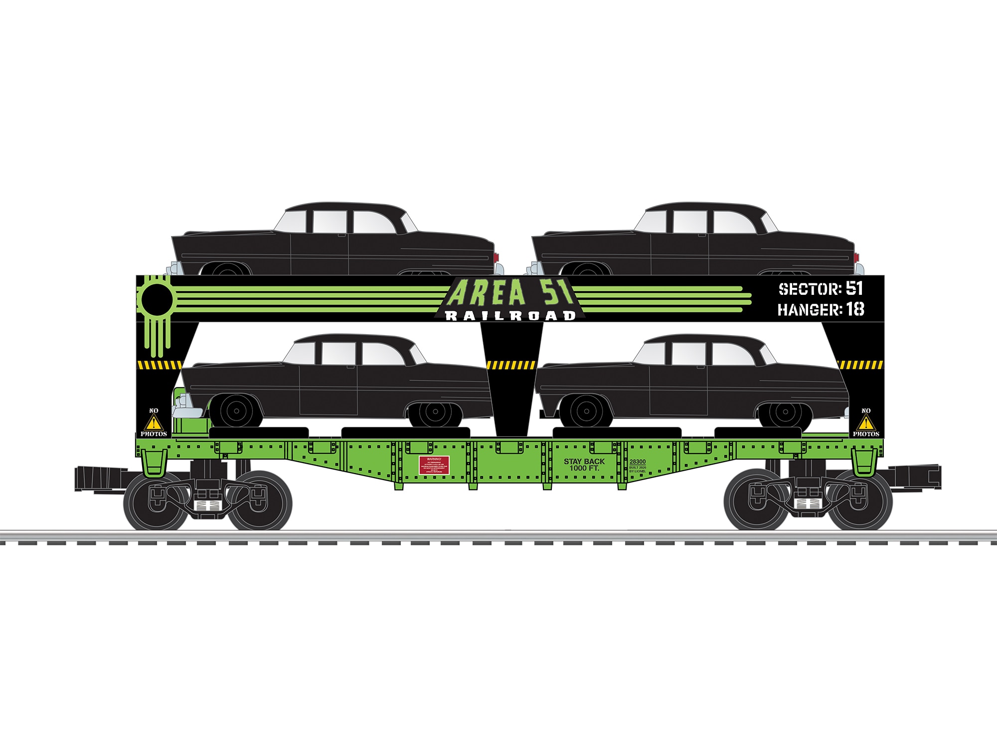 Area 51 Auto-Loader with Car Load