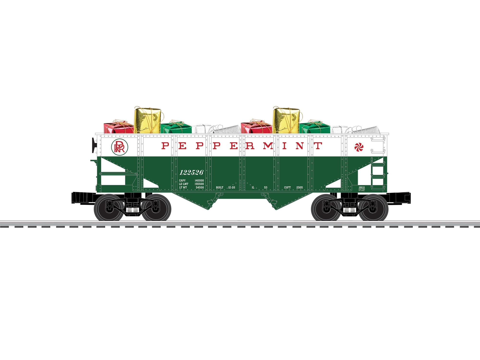 Christmas Hopper with Presents