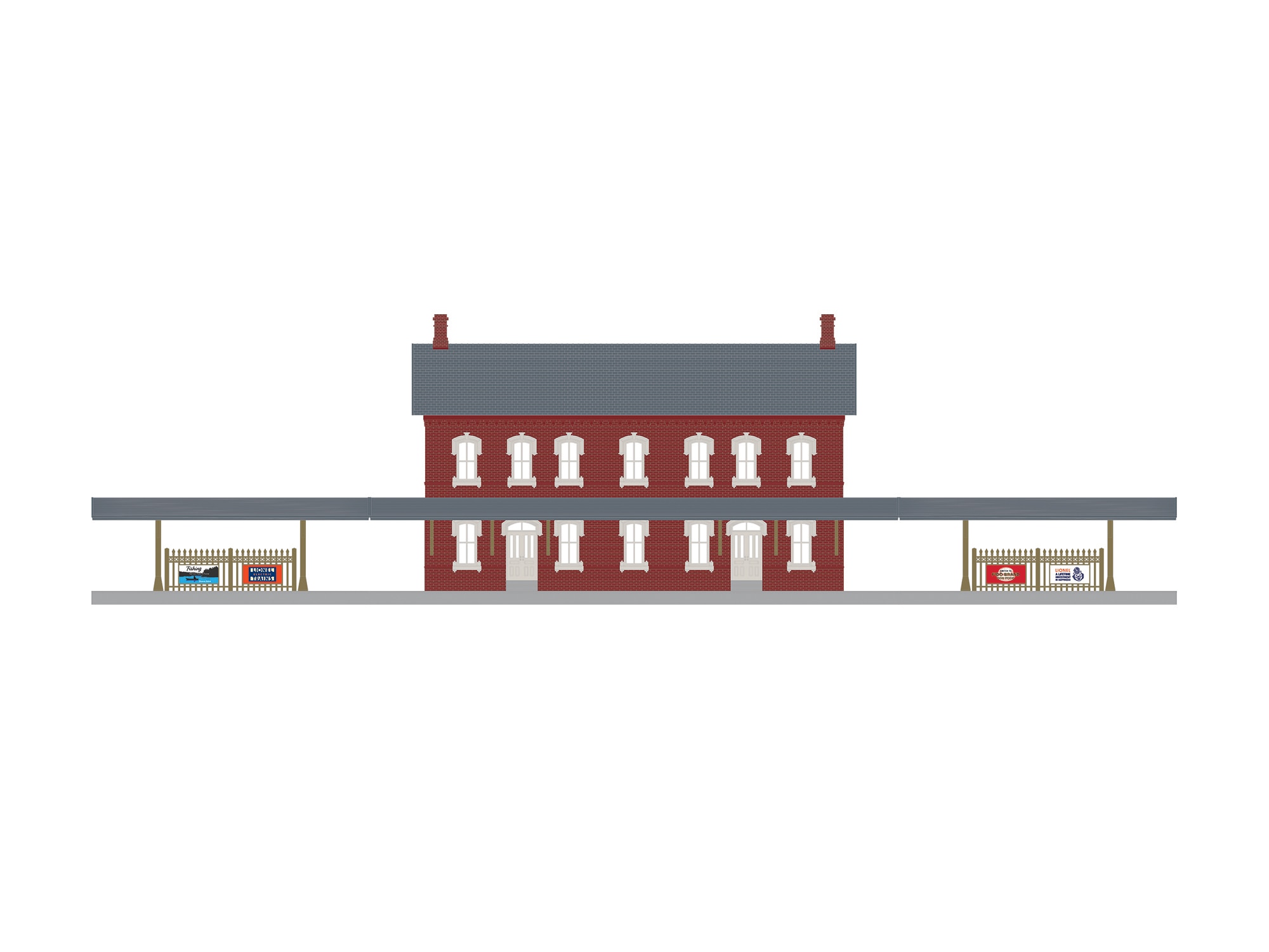 Passenger Station with Dual Platforms