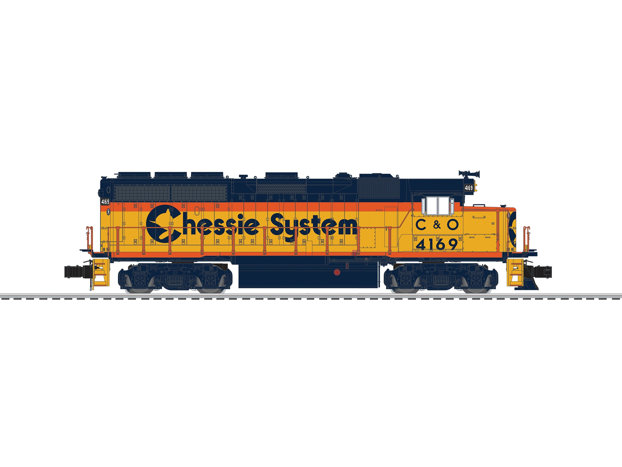 C&O Chessie VISION GP40-2 #4169
